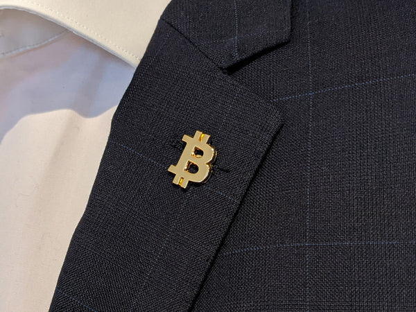 The Bitcoin Pin Badge – KRYPTOEZ