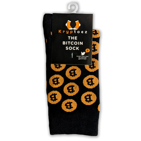 Kryptoez | Bitcoin Crew Fit Socks | Mens and Womens Crypto Socks – KRYPTOEZ